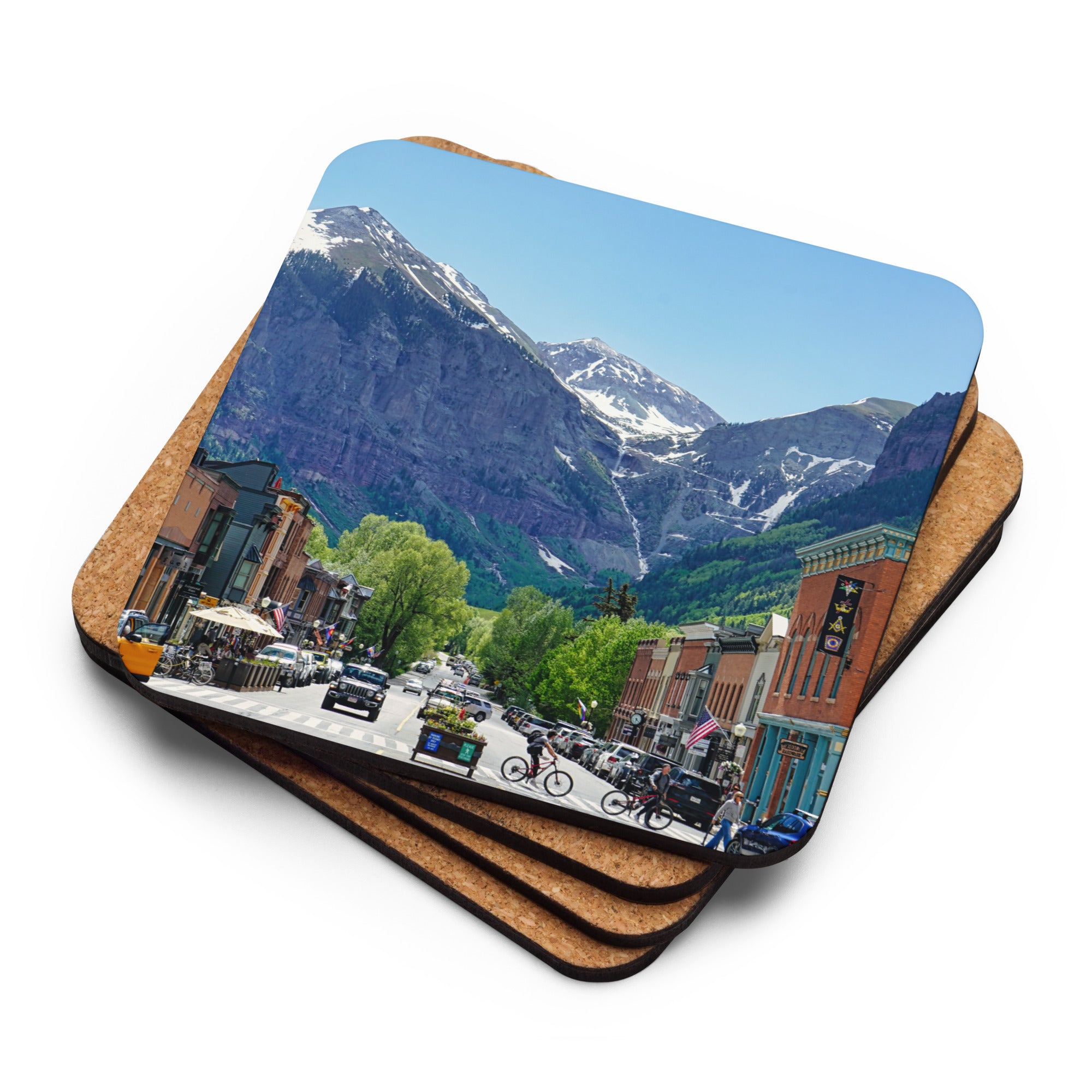 Cork-Back Coaster – Views Creative