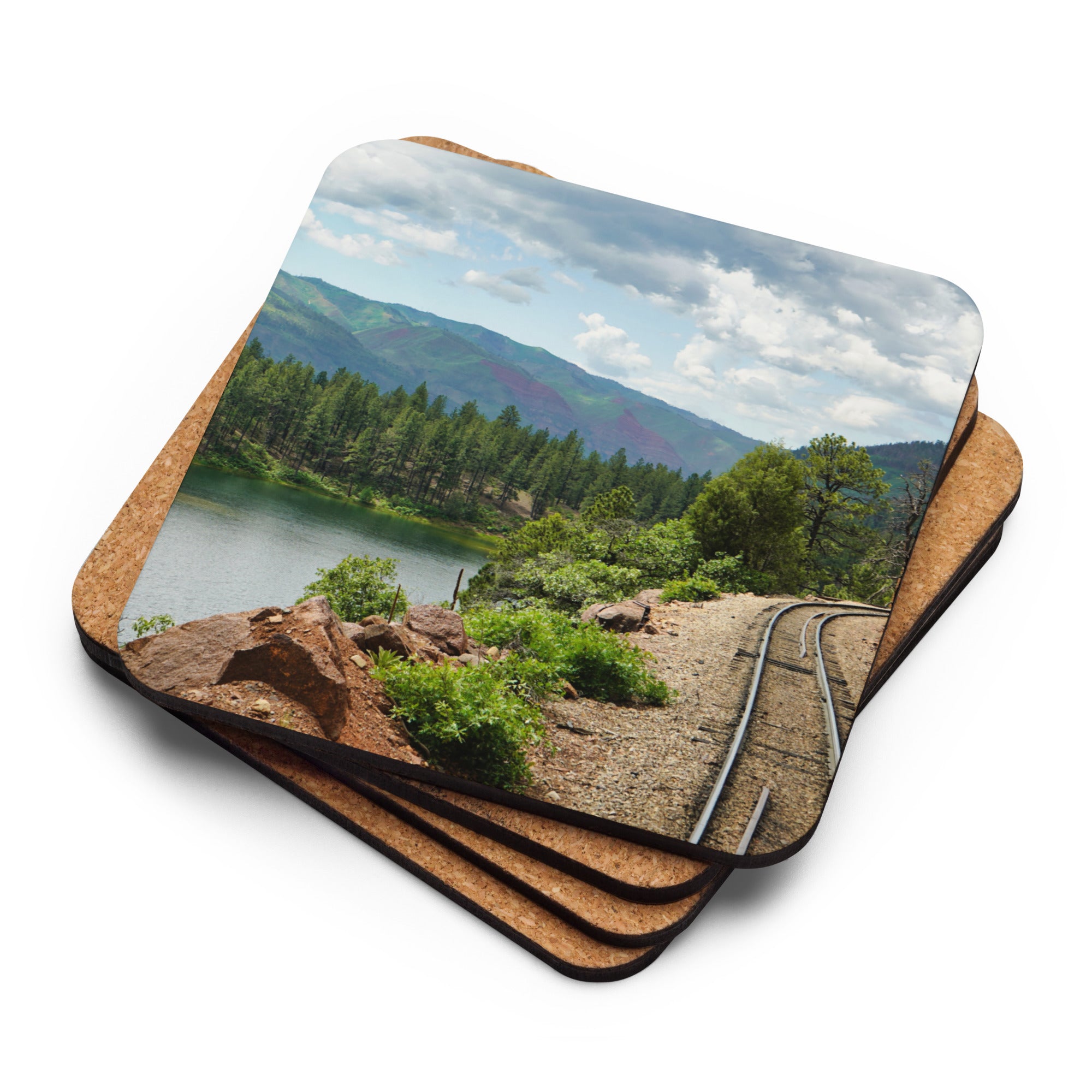 Cork-Back Coaster – Views Creative